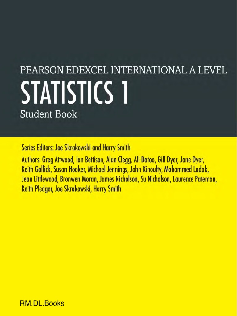 RM - Dl.edexcel Statistics Student Book 1 | PDF