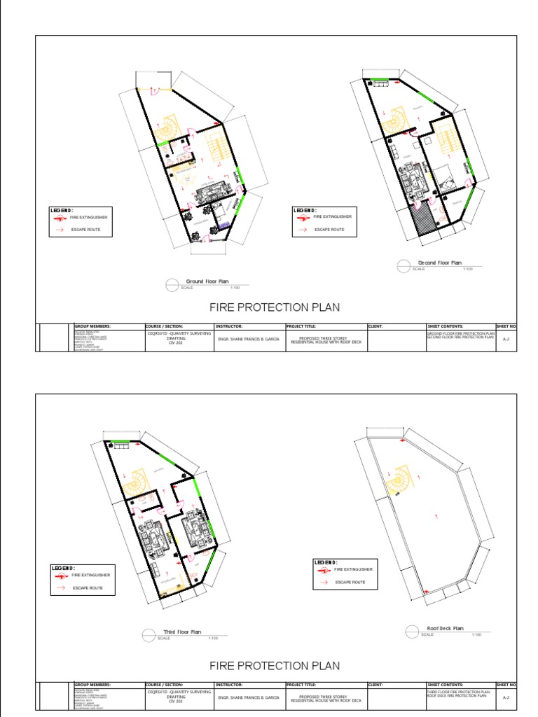 QSLab - CIV202 - DREAM REAL - Fire Protection Plan | PDF