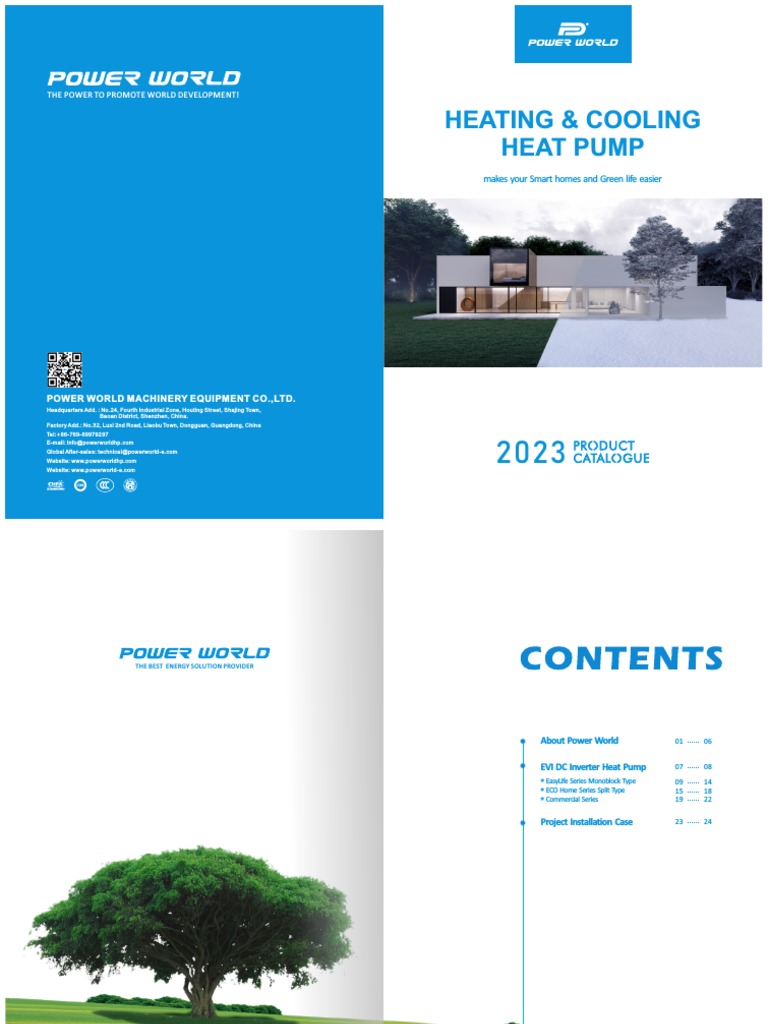 Powerworld Space Heat Pump Catalogue | PDF