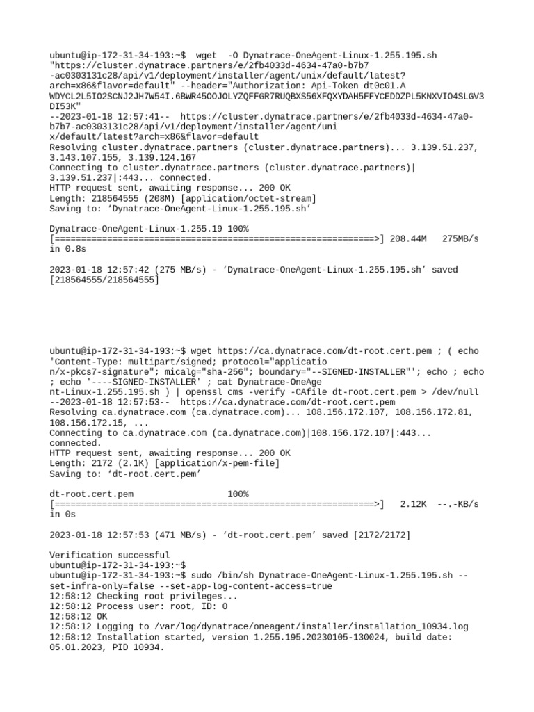 Dynatrace - Install How To | PDF | Operating System Technology | Computer Engineering