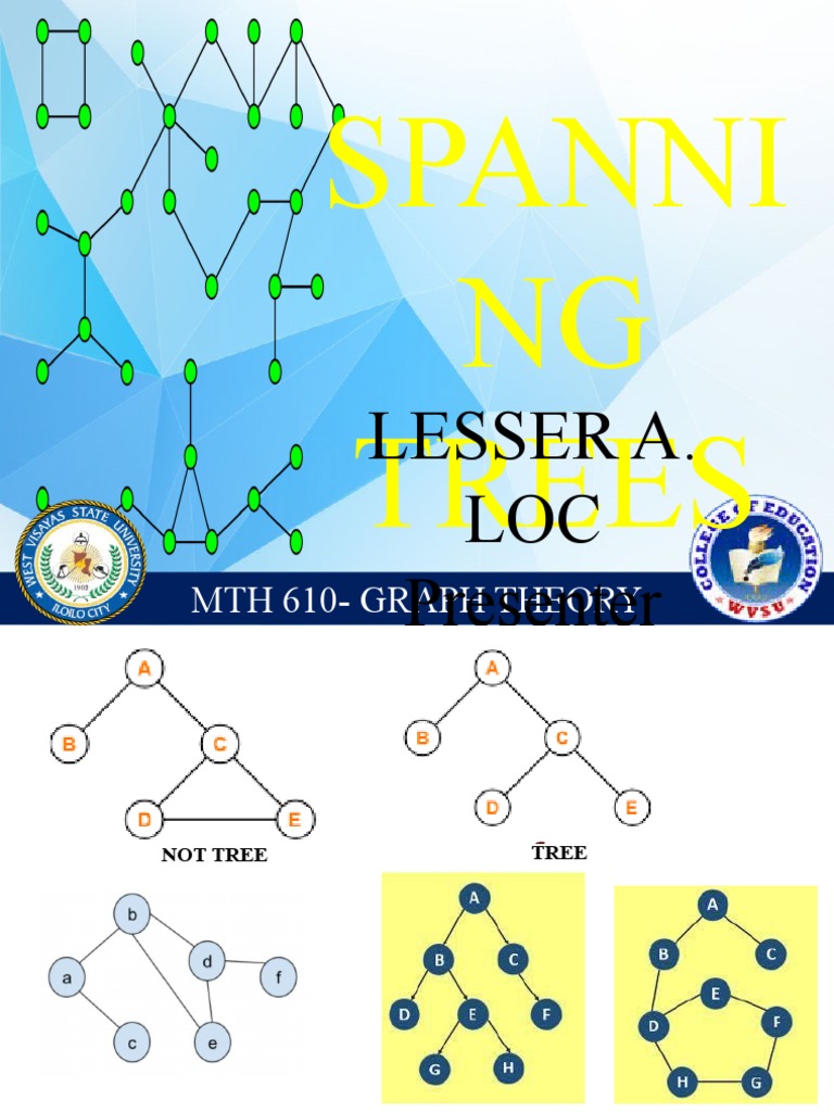 Loc Spanning Trees | PDF | Graph Theory | Vertex (Graph Theory) Loc Spanning Trees | PDF | Graph Theory | Vertex (Graph Theory)
