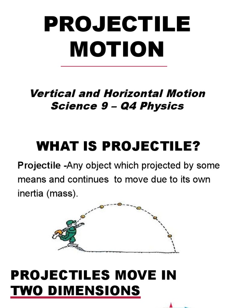 (G9 - Science Q4) Projectile Motion | Download Free PDF | Change ...