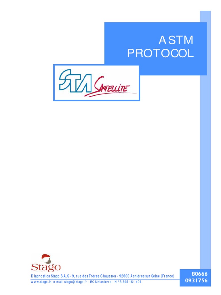 Tips Astm Protocol Satalite | PDF | Computing | Computer Science