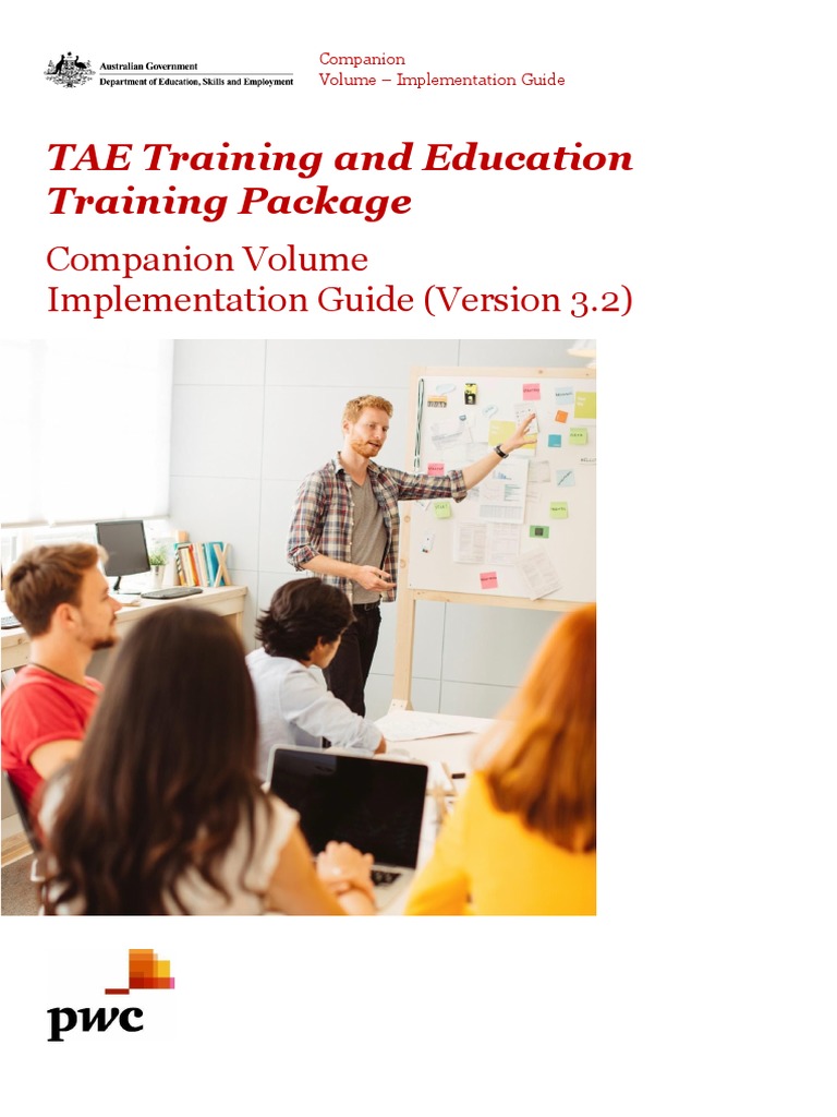 TAE v3.2 Companion Volume and Implementation Guide | Download Free PDF | Vocational Education ...