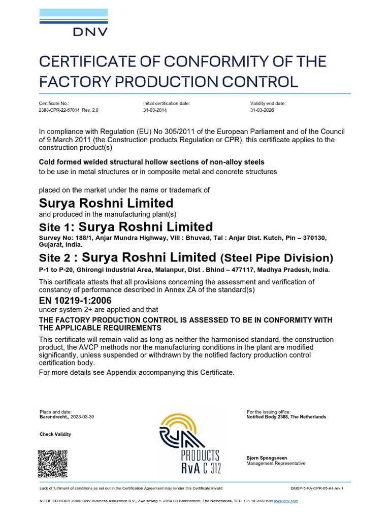 EN 10219 (Valid Till 31-03-2026) | PDF | European Union | European ...