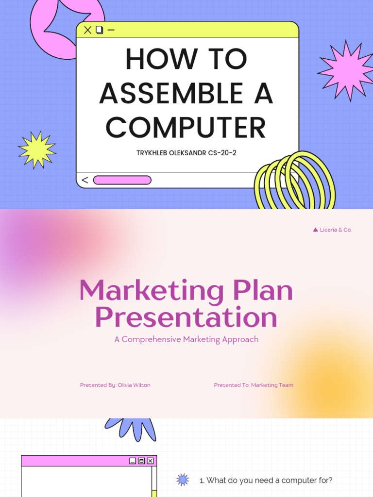 Marketing Plan Presentation | PDF | Central Processing Unit | Personal ...