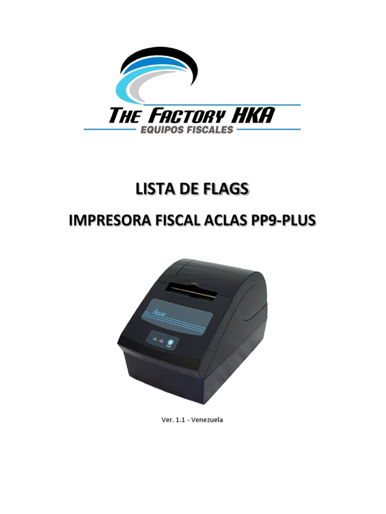Lista de Flags v1.01 Pp9-Plus | PDF | Factura | Impuestos