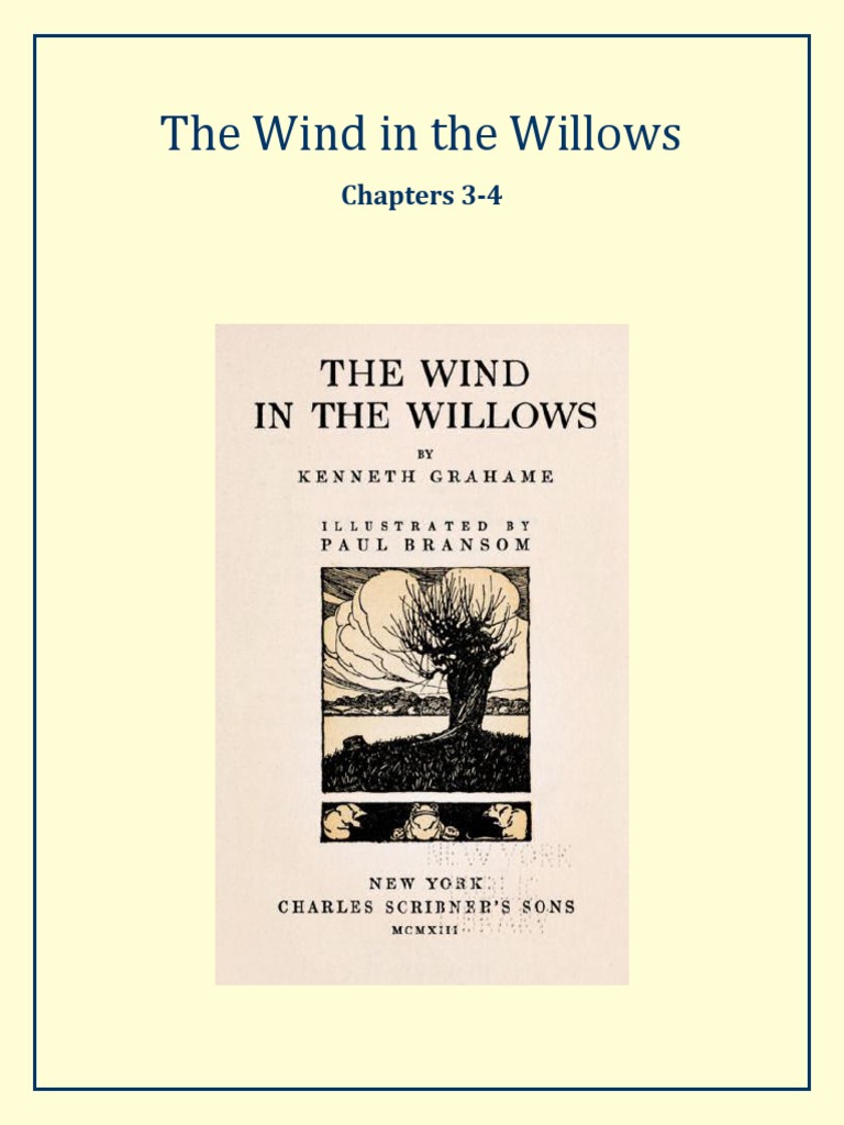 Wind in The Willows - CH 3-4 | PDF | Art | Poetry
