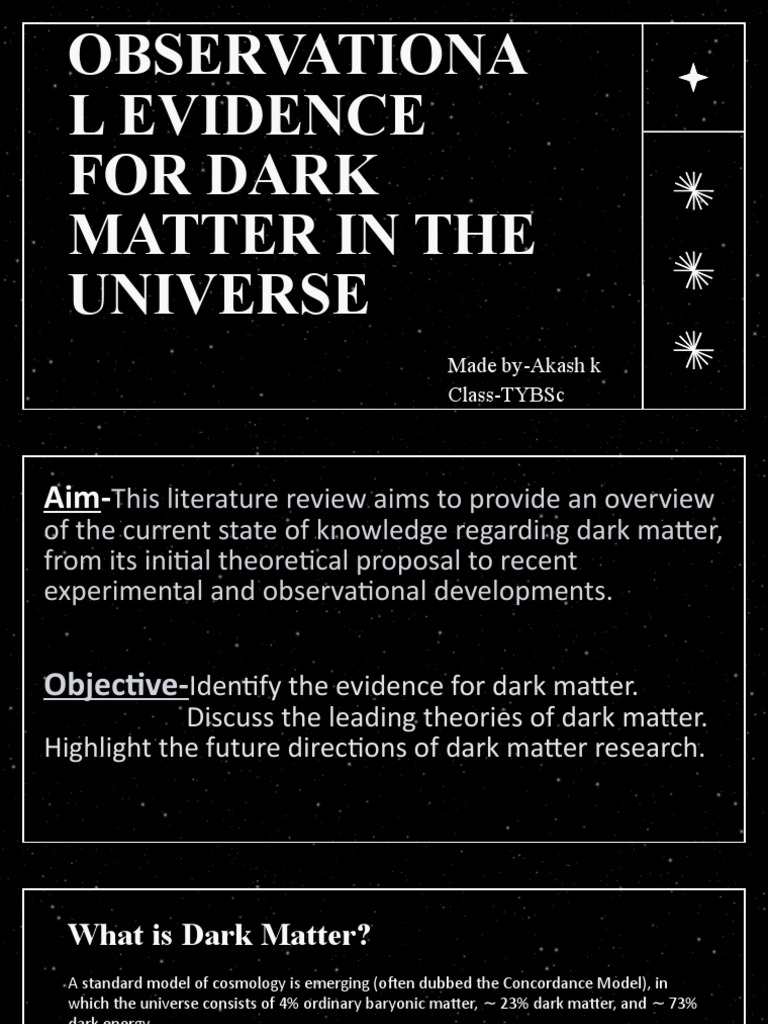 TLE For Astronomical Science by Slidesgo | PDF | Dark Matter | Matter
