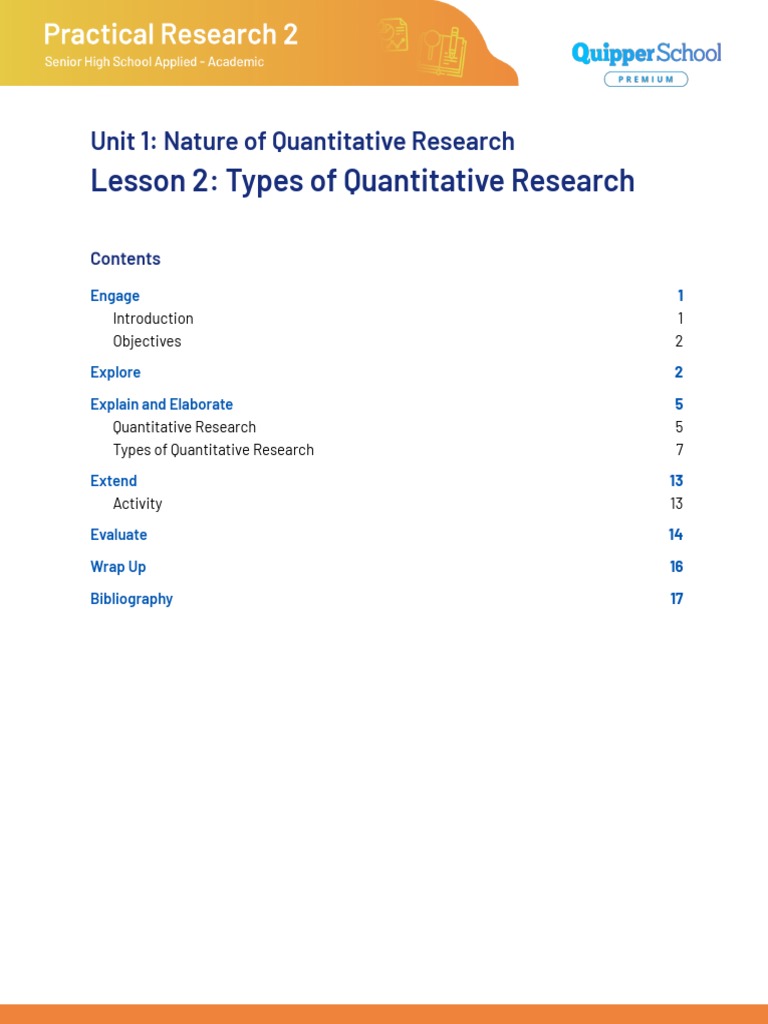 FINAL SG - PR2 11 - 12 - UNIT 1 - LESSON 2 - Types of Quantitative ...