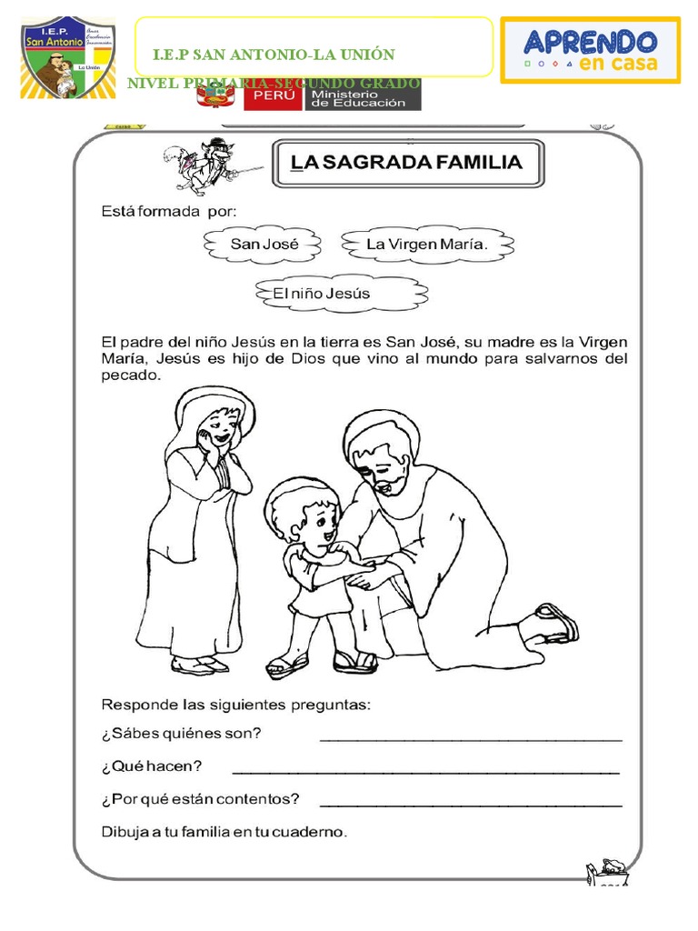 La Sagrada Familia-Ficha | PDF