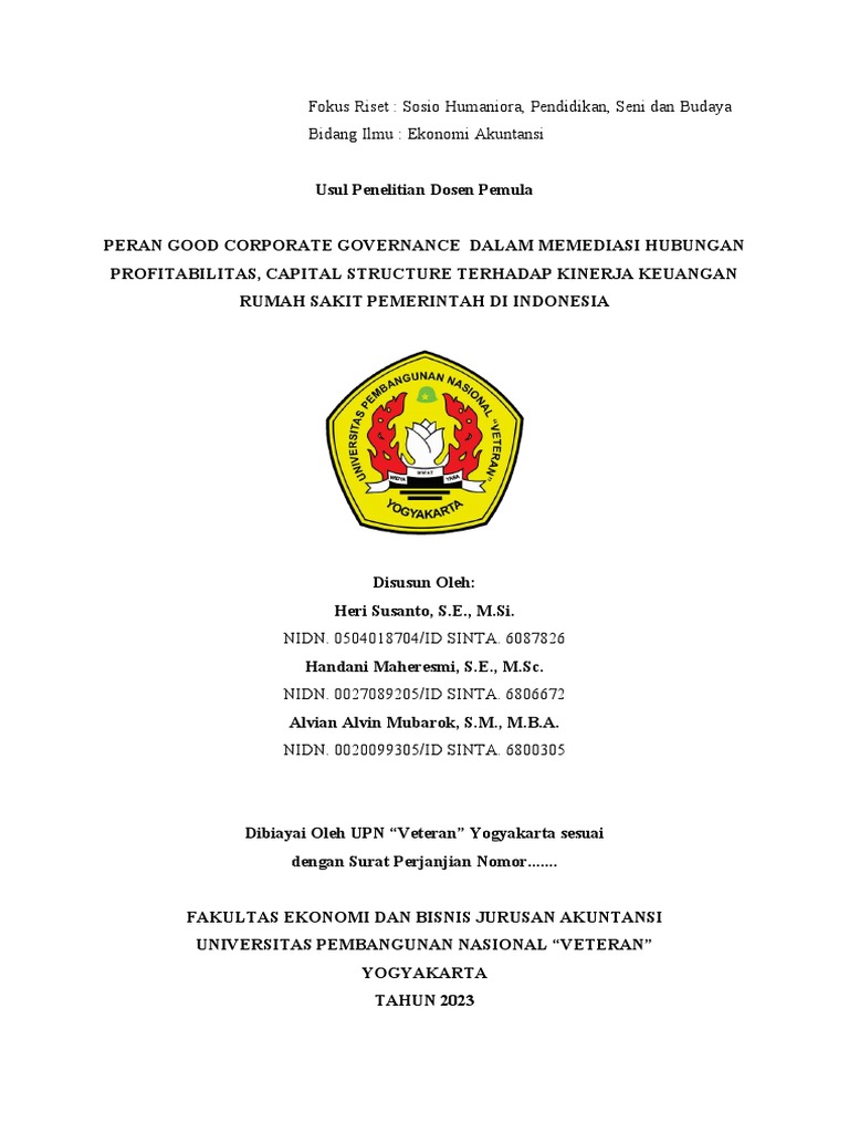 Usulan Riset PDP Edit 2 | PDF | Sains & Matematika
