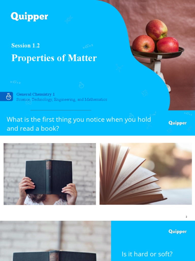 Week 1 - 2 - Properties of Matter | PDF | Density | Weight