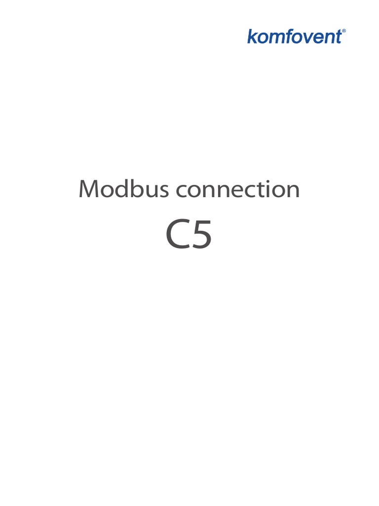 MODBUS Connection C5 en | PDF | Communications Protocols | Manufactured ...