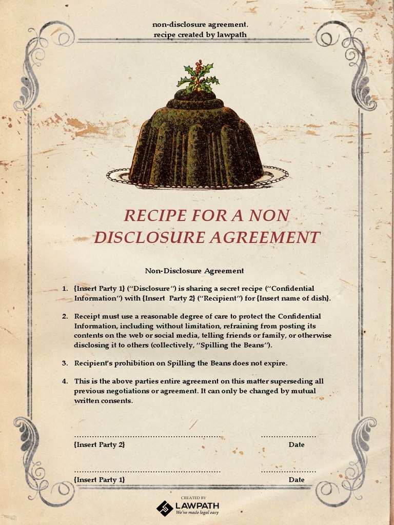Recipe Nda Pdf