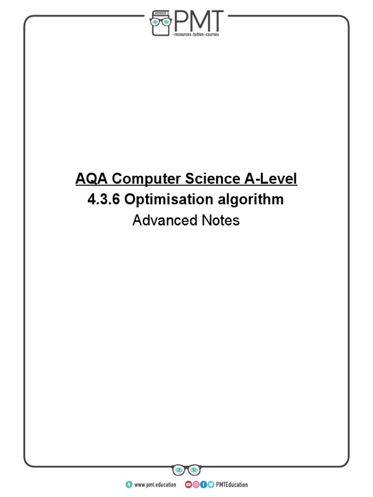 36 Optimisation Algorithm Pdf Computing Computational