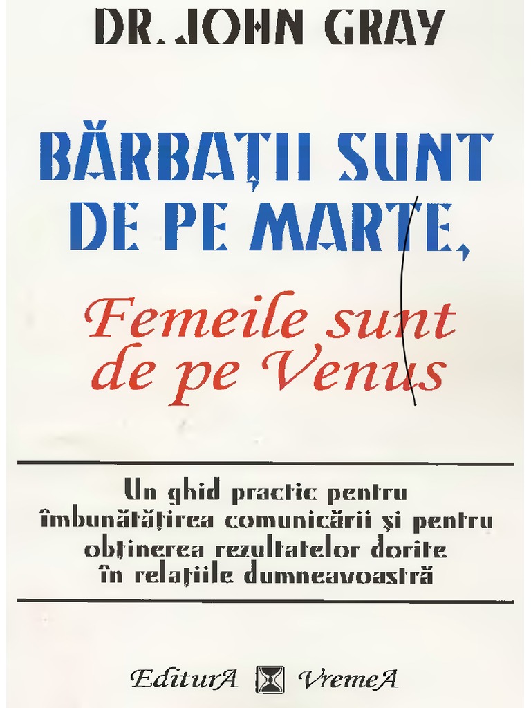 Barbatii Sunt de Pe Marte, Femeile de Pe Venus (PDFDrive) | PDF