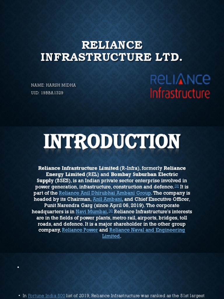 Reliance Infrastructure Ltd. 24 Nov | PDF | Economies | Business