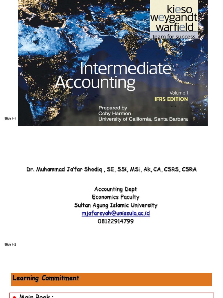 Kieso Inter Ch01 IFRS | PDF | Financial Accounting Standards Board | Generally Accepted ...