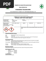 MSDS Alkohol 70% | PDF
