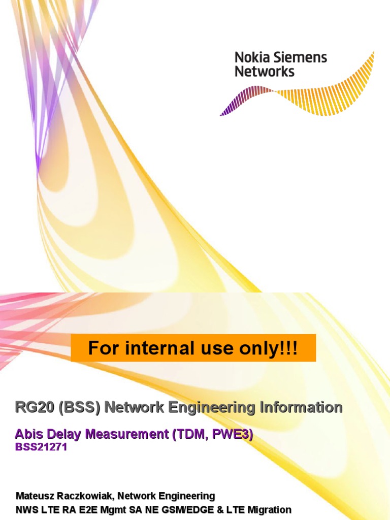 Abis Delay Measurement | PDF | Service Industries | Telecommunications Engineering