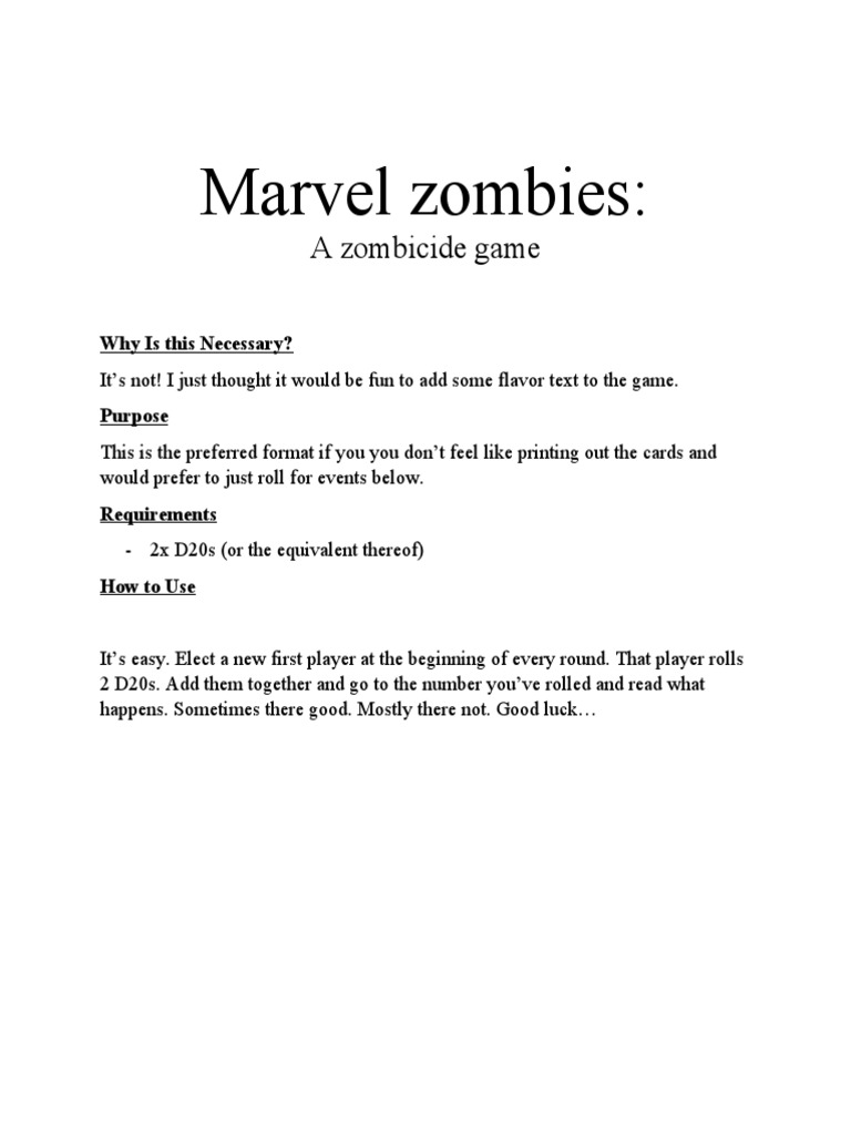 Event Deck BBG | PDF | Mystery, Thriller & Crime Fiction