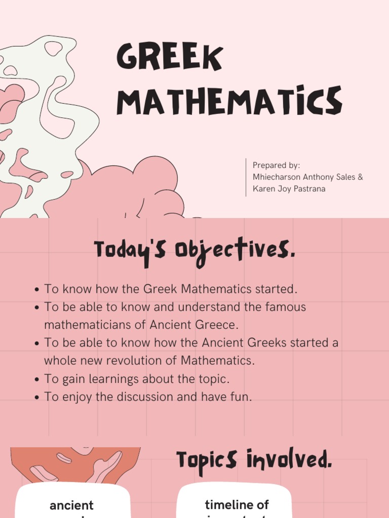 Greek Mathematics | PDF | Euclid | Mathematics