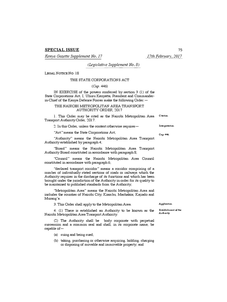 NaMATA EXECUTIVE ORDER | PDF | Public Transport | Transport