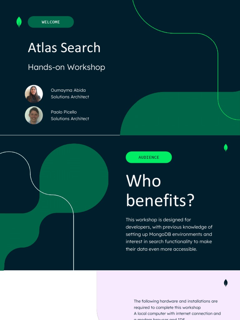 Atlas Search Workshop (English) - 16.05.23 | PDF | Mongo Db | Databases