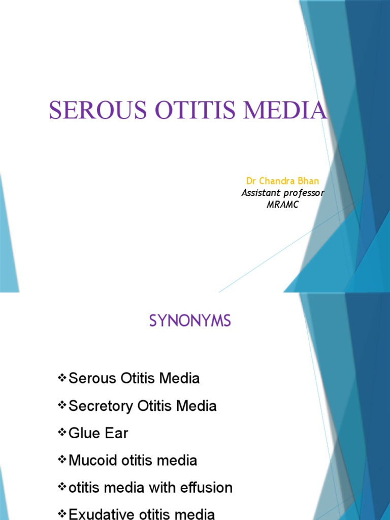 Serous Otitis Media | PDF | Clinical Medicine | Neurology