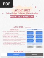 Debate Rules | PDF