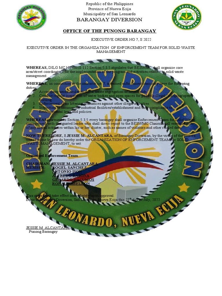 Eo Enforcement Team | PDF