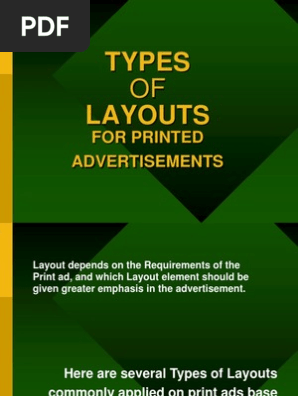 Press Ads Layouts