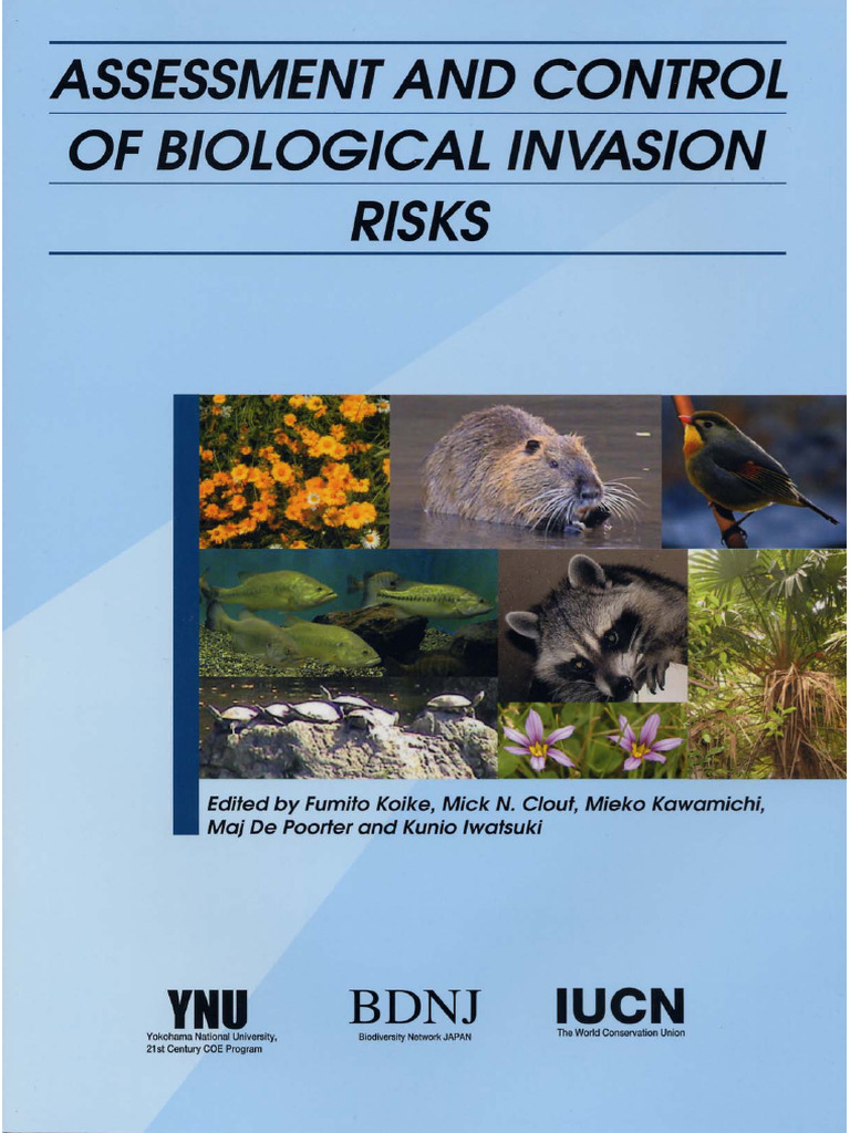 Assessment and Control of Biological Invasion Risks | PDF | Introduced ...