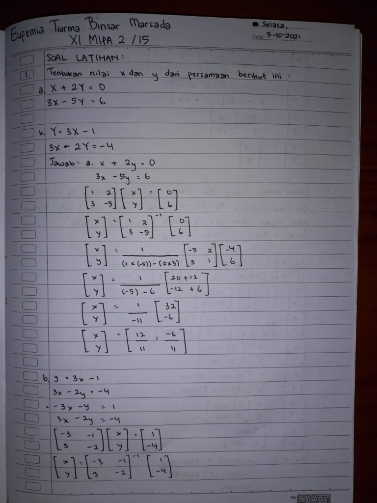 Eufemia Tiurma XI MIPA 2 MTK C | PDF