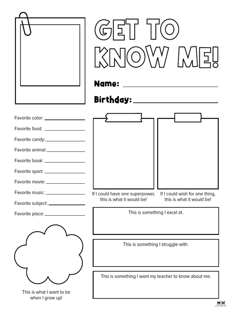 Get To Know Me | PDF