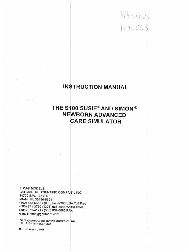 3B 45055 and 45063 Manual | PDF