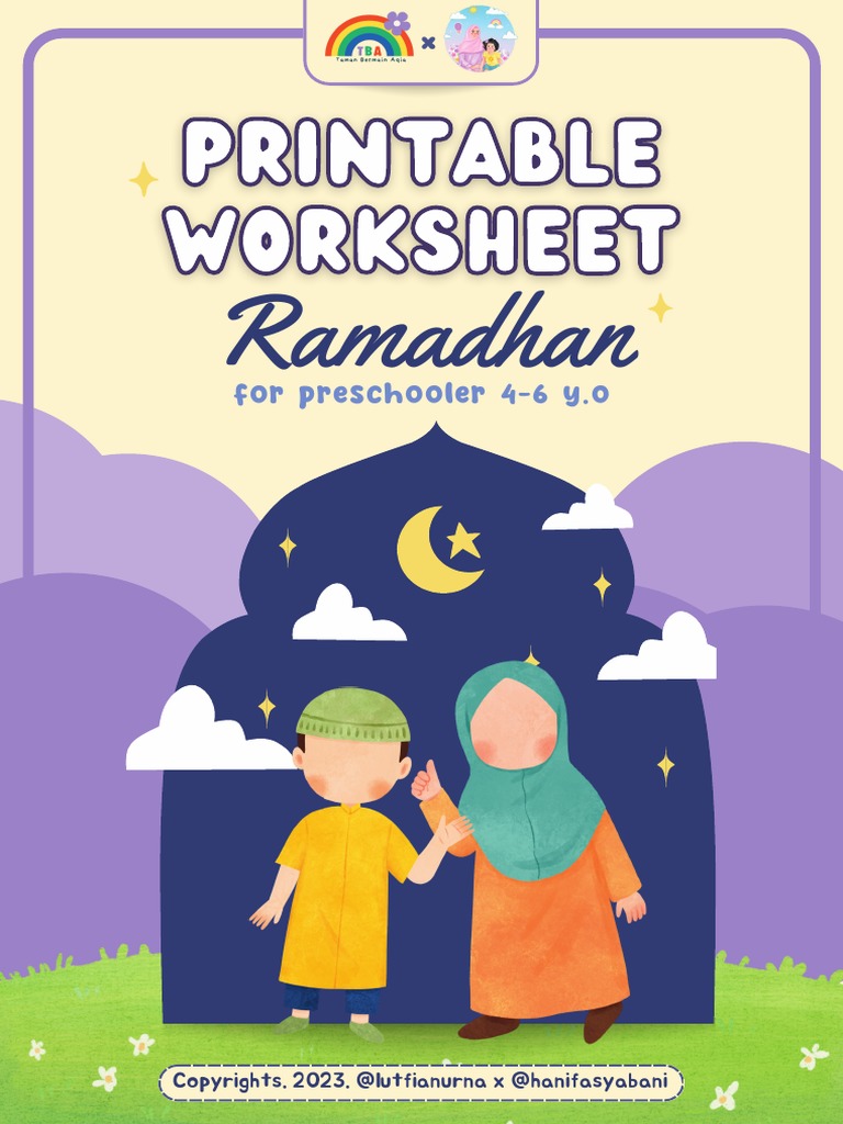 (4-6) Printable Worksheet Ramadhan 1444H - @hanifasyabani X ...