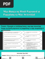 Mga Biyaya at Pagpapakita NG Pasasalamat | PDF
