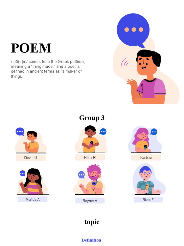 Bahasa Inggris Poem Kelas 11 | PDF | Poetry | Writing