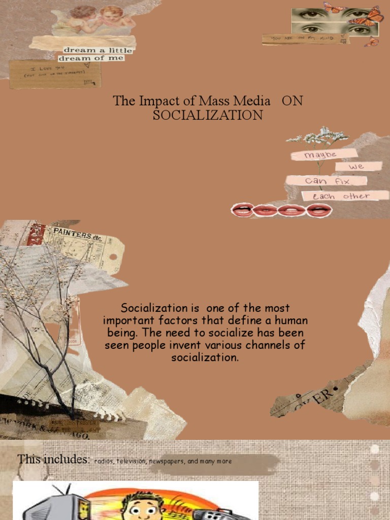 Mass Media's Role in Socialization | PDF | Mass Media | Socialization