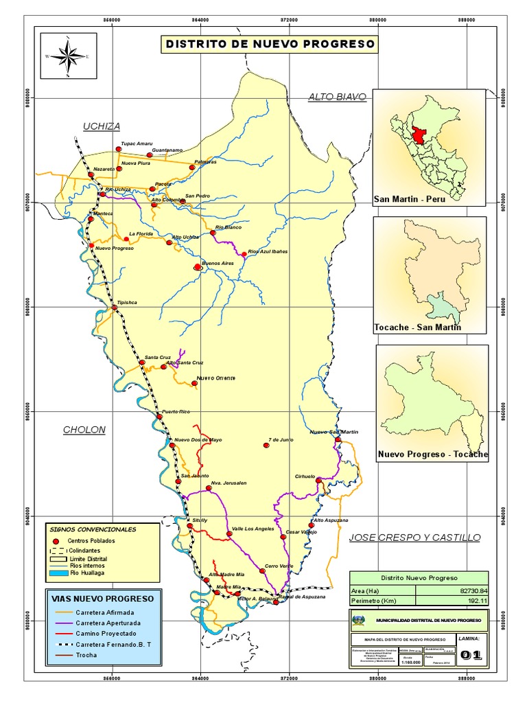 Mapa Distrital | PDF | Transporte