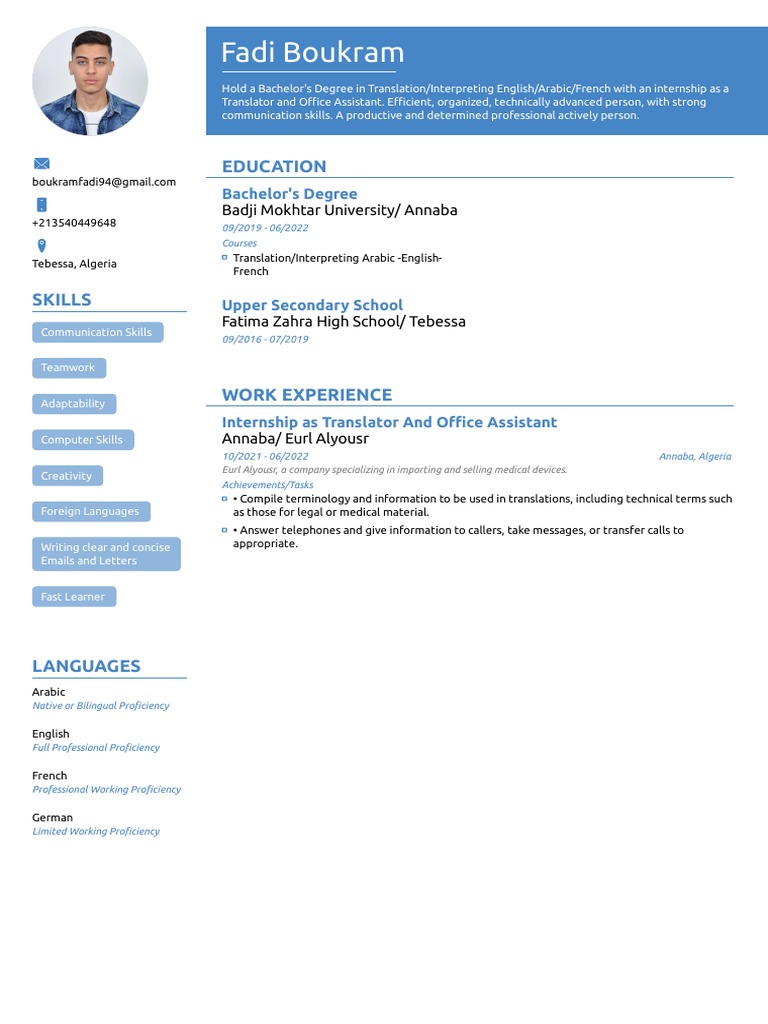 Multilingual Translator Profile | PDF