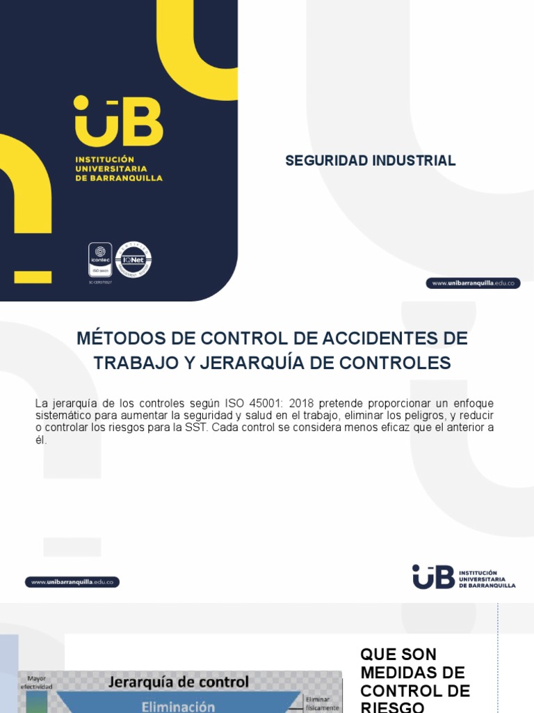 Jerarquía de Controles en ISO 45001 | PDF | Riesgo | Evaluación