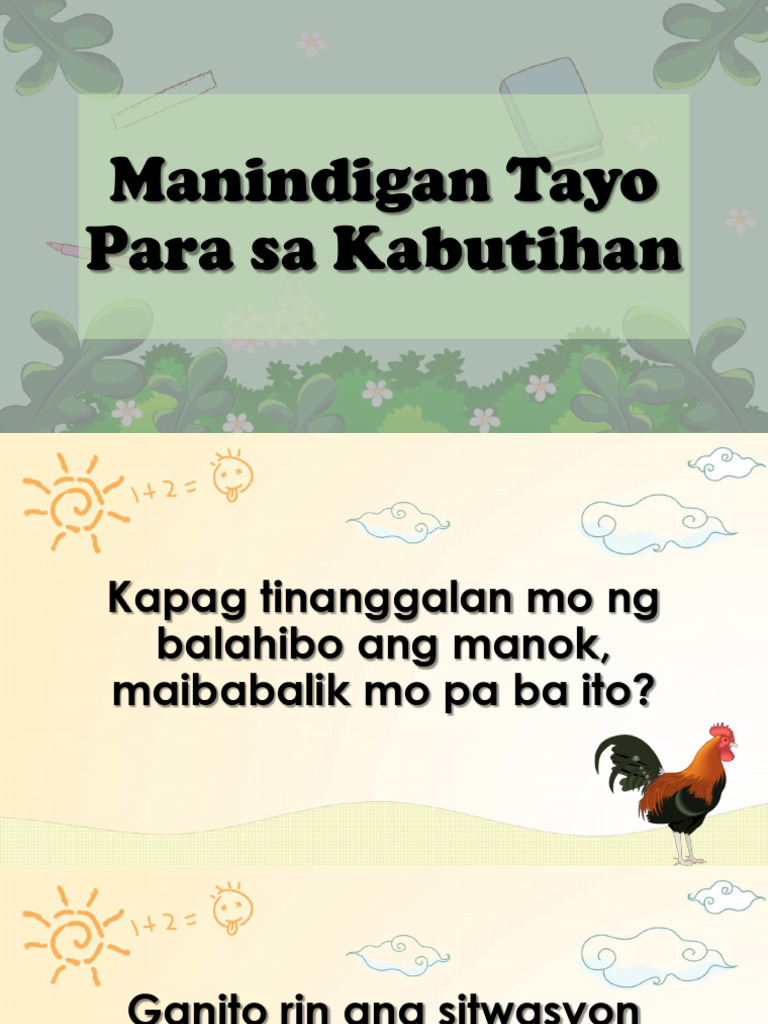 ESP3-Manindigan Tayo para Sa Kabutihan | PDF