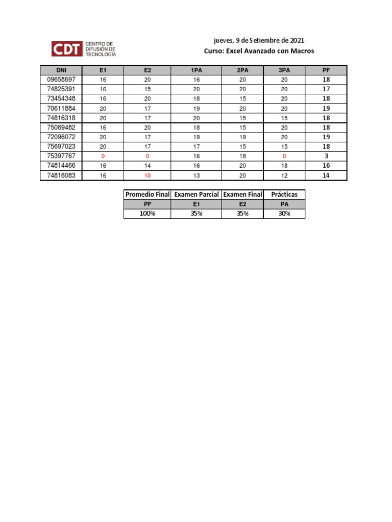 Reporte - Excel Avanzado Con Macros | PDF