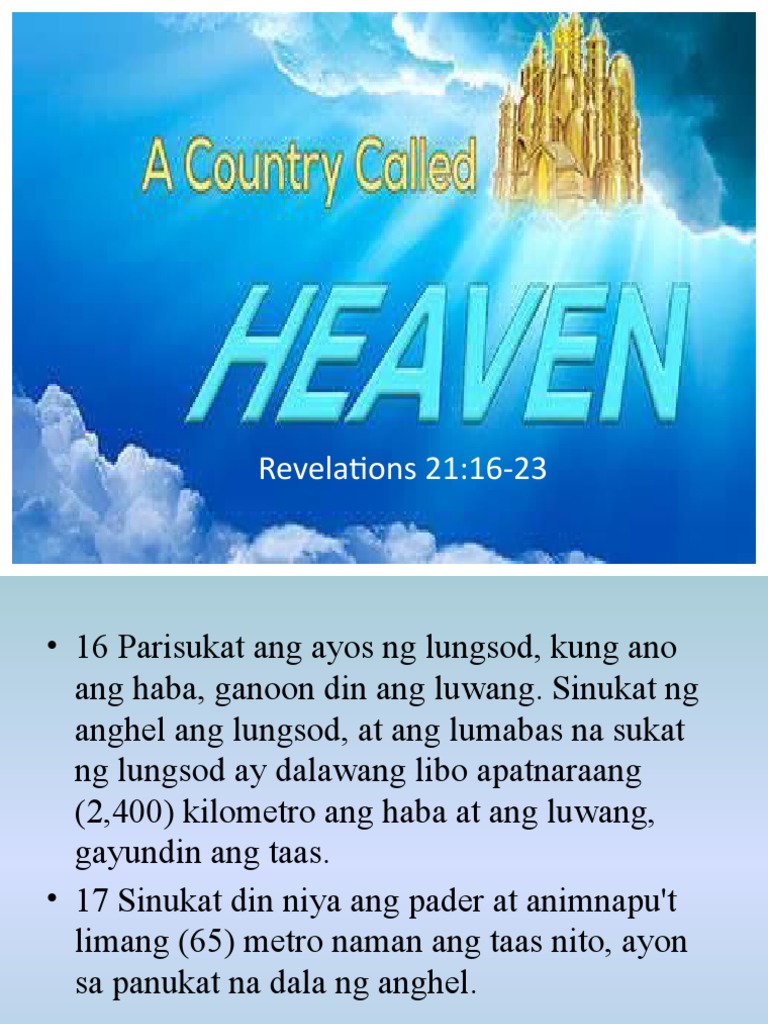 Lesson1 Heaven | PDF