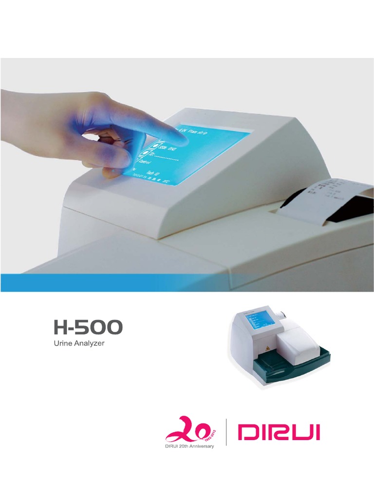 Dirui Urine Analyzer H-500 - D-00283890 | PDF
