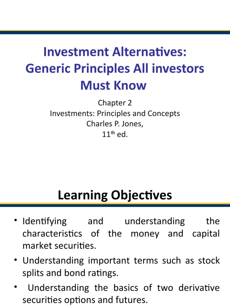 Investment Principles and Asset Types | PDF | Bonds (Finance) | Stocks