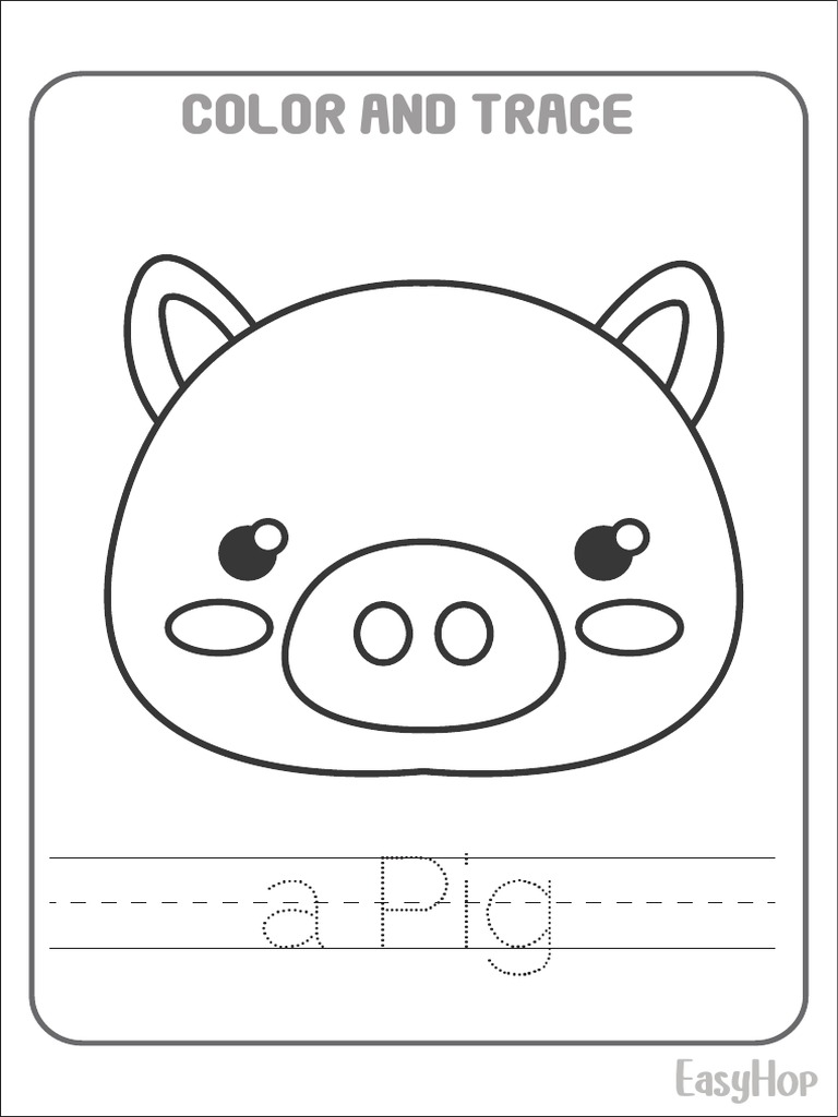 Color and Trace: A Pig | PDF